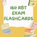 RBT Exam Prep: 160 Study Flashcards (PDF Download) - Etsy