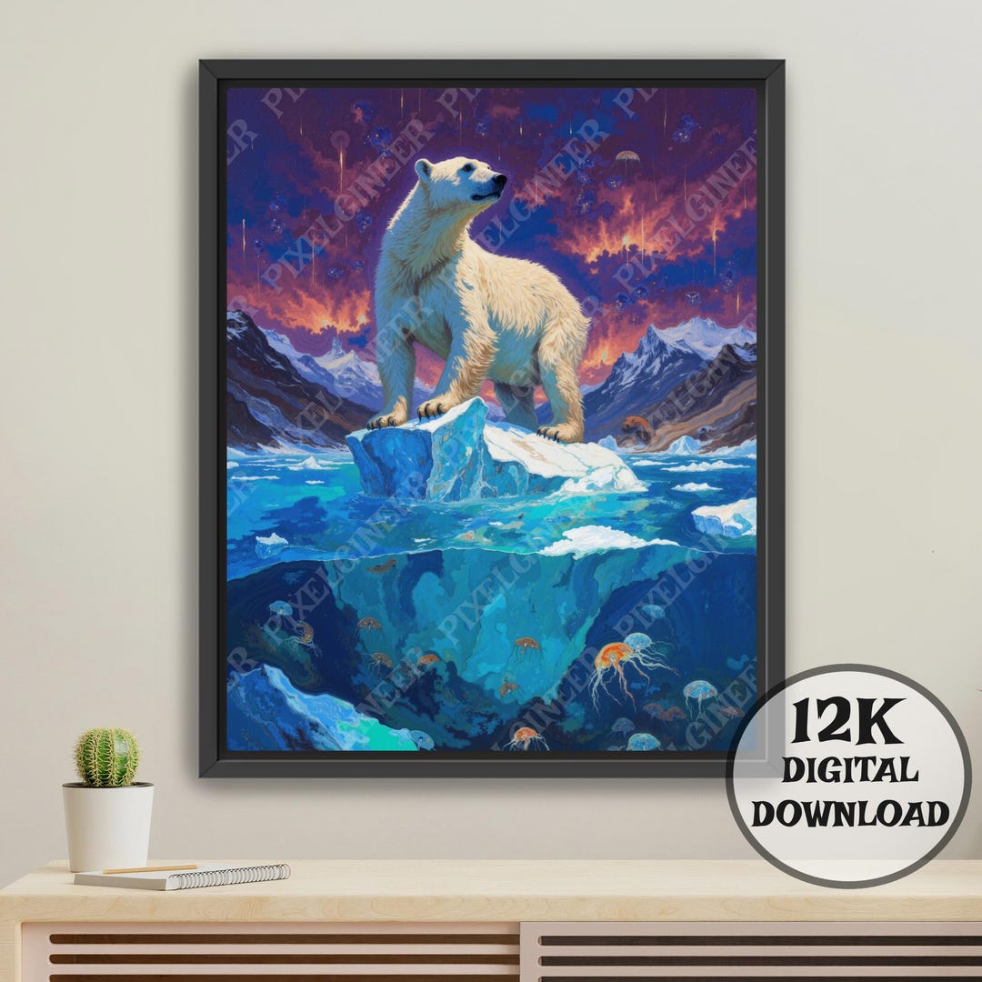 Arctic Sentinel | Wildlife & Animals | Instant Digital Download | Wall ...