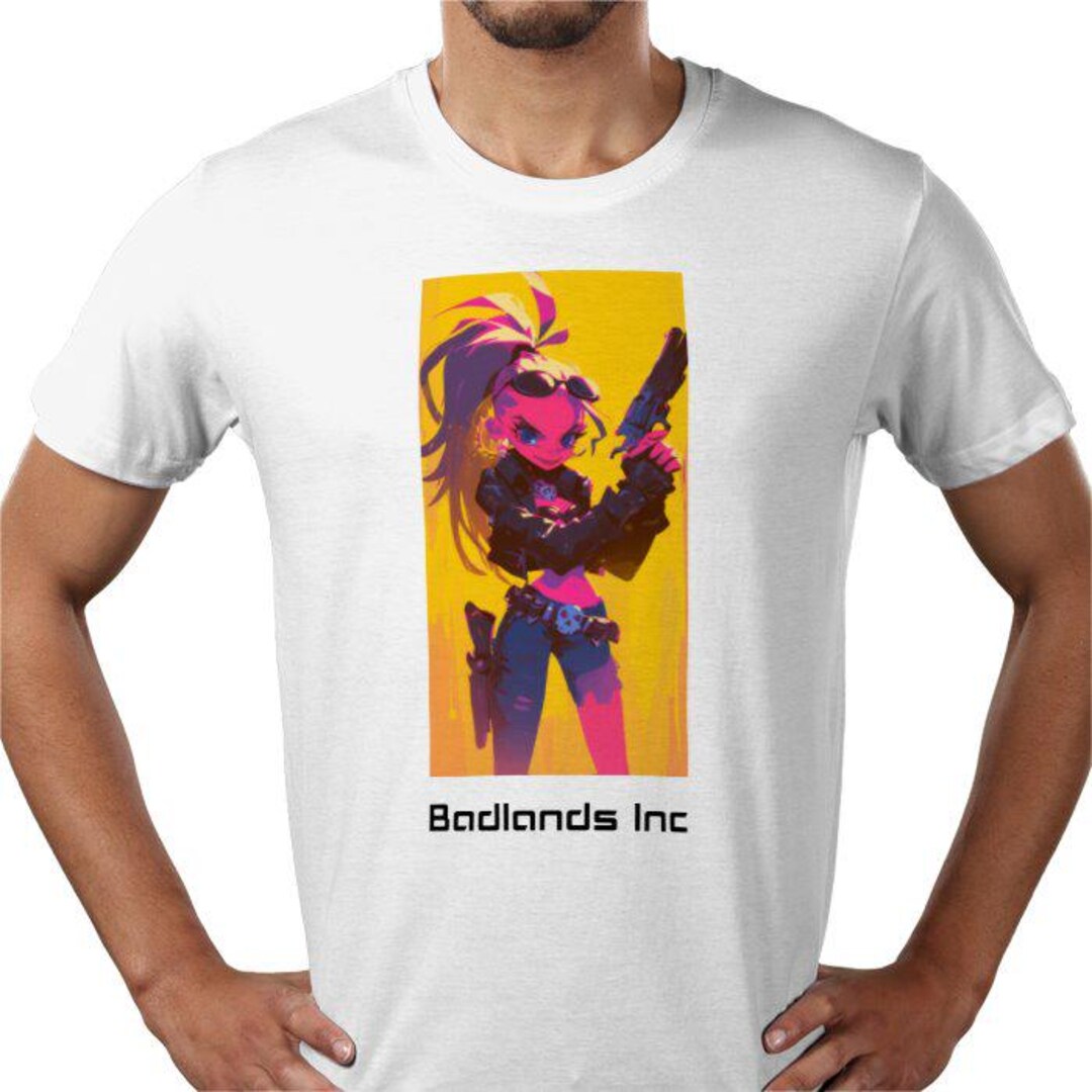 Pink Lady Cyberpunk Custom Men's T-shirt - Etsy