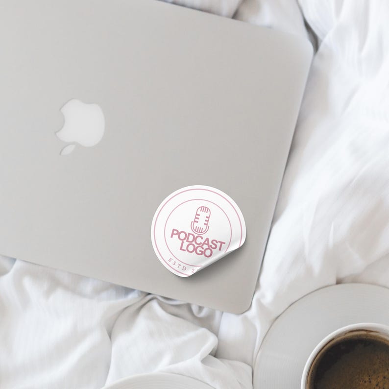Podcast Logo Design DIY Podcast Launch Branding Template Editable Logo ...