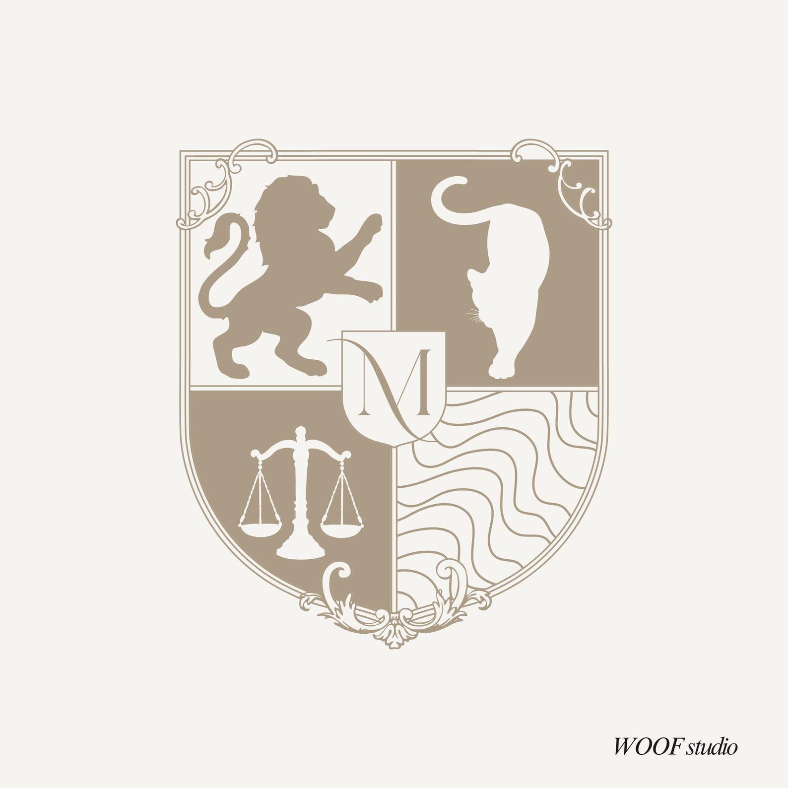 Editable Family Crest Canva Template | Coat of Arms SVG PNG PDF ...