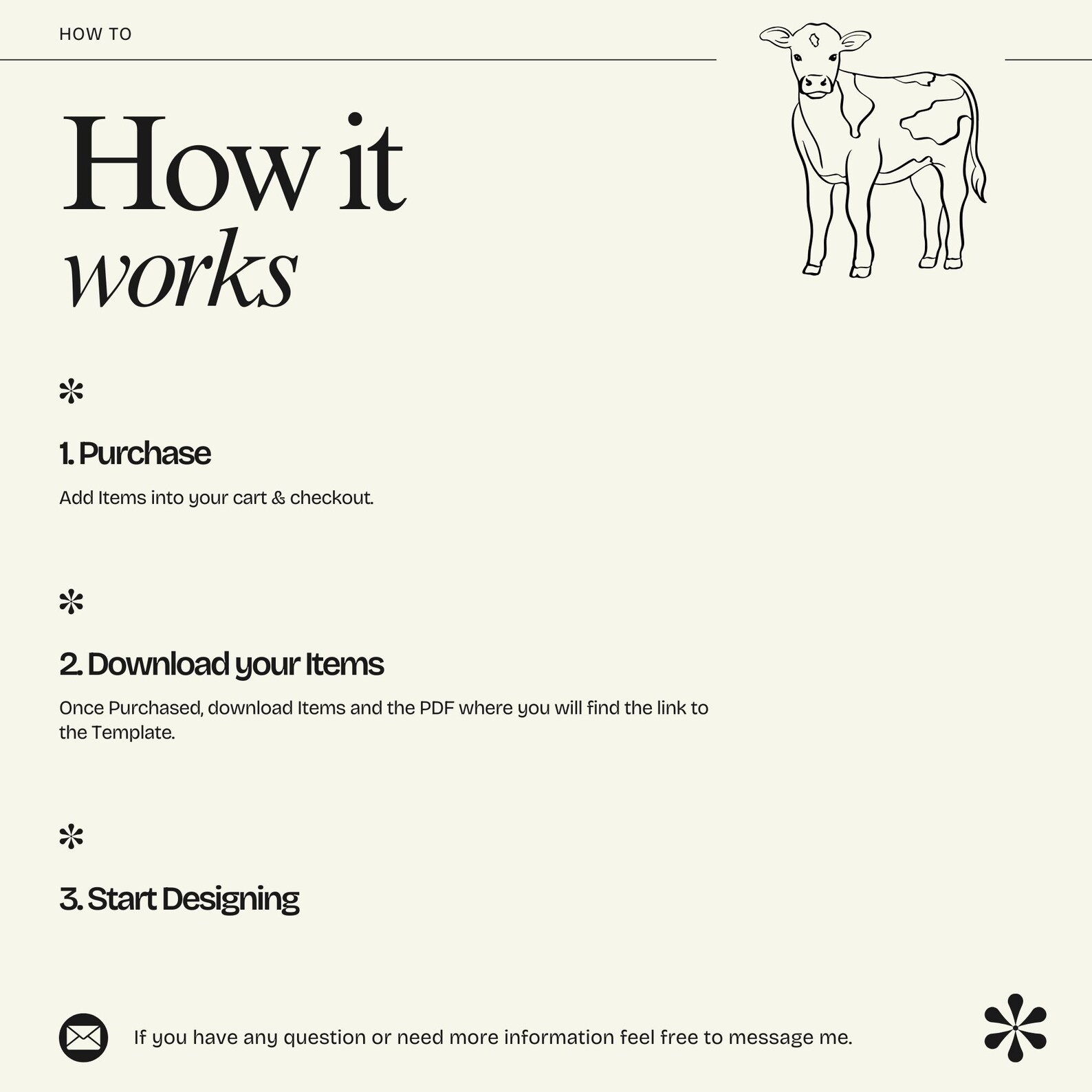 Simple Cow SVG Highland Cow Svg Cow Illustration Bundle Cow Doodle Cow ...