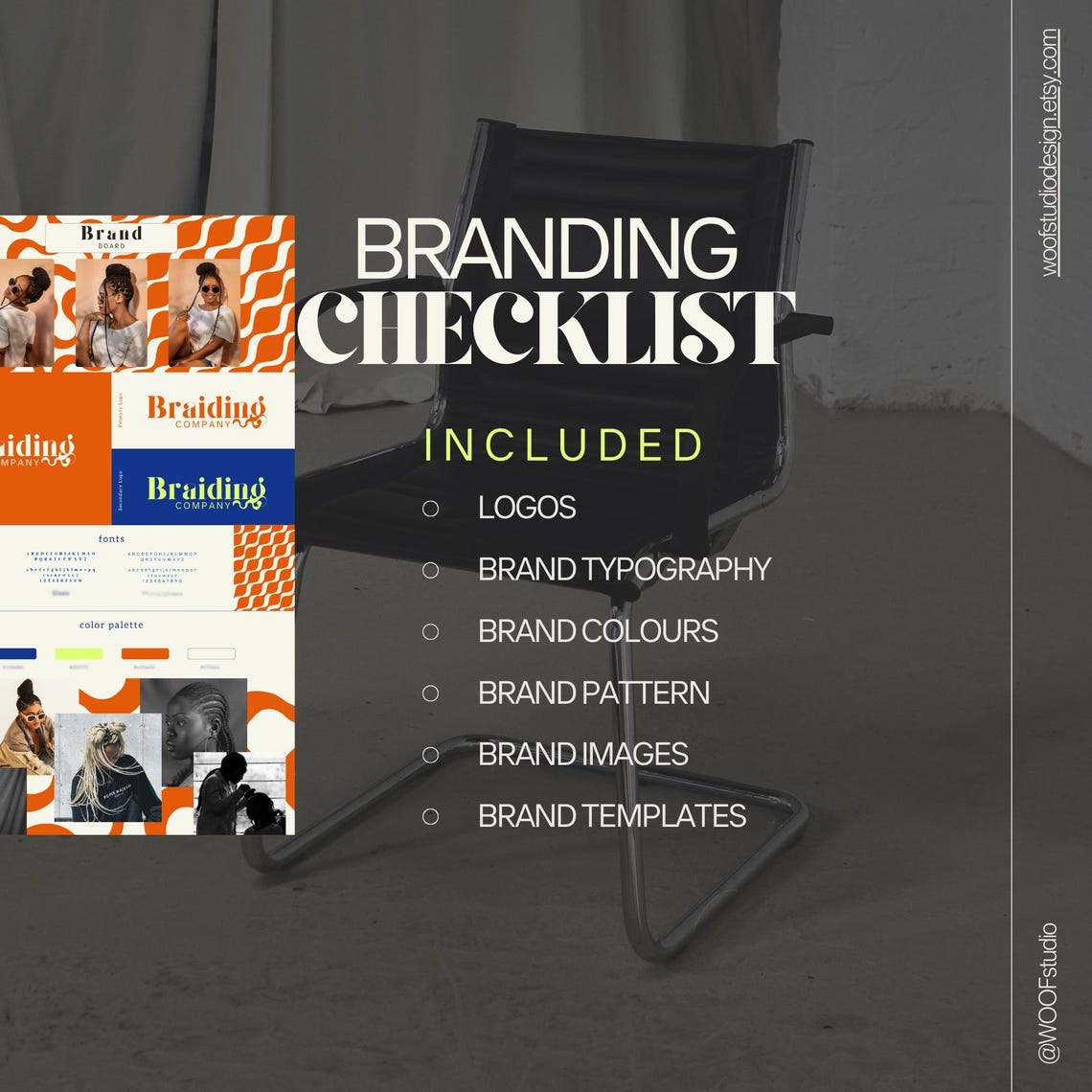 Braiding Logo Braiding Business Branding Kit Braiding Logo Brand ...