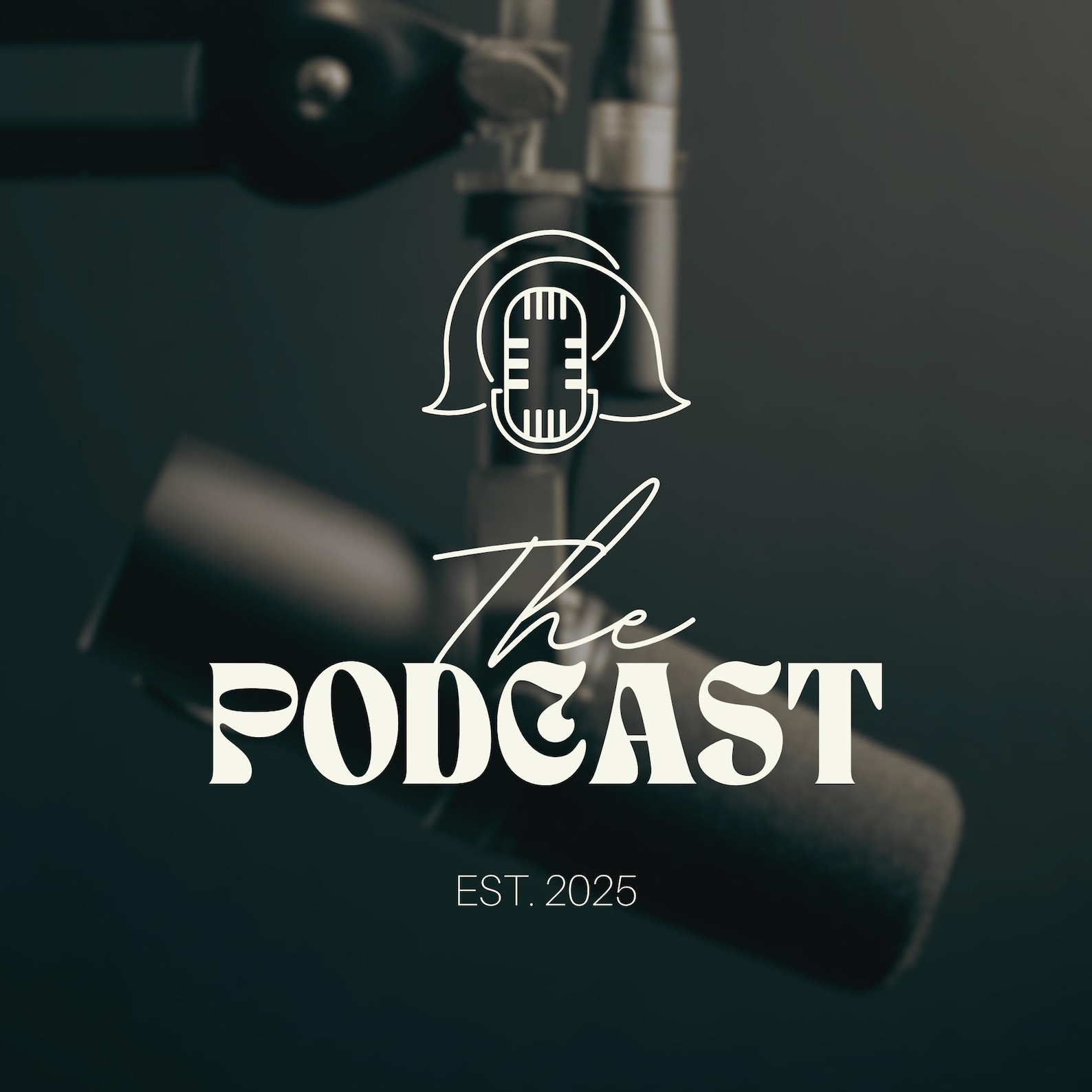 Podcast Launch Logo Design | DIY Podcast Branding Template | Editable ...