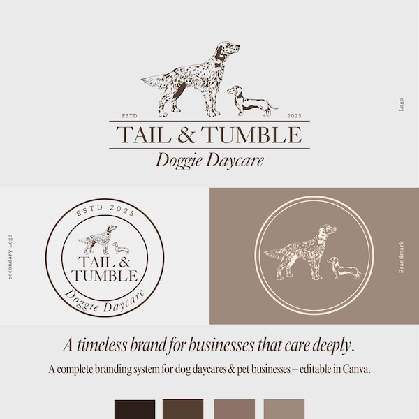 Dog Grooming Logo - Etsy UK