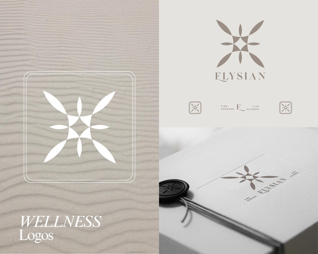 WELLNESS Logos | Esthetician Logo Templates Canva | Typography Skincare ...