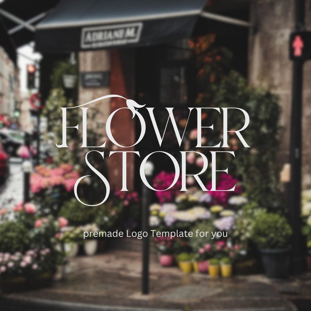 Flower Shop Logo Florist Logo Branding Kit | Floral Studio Logo Design ...