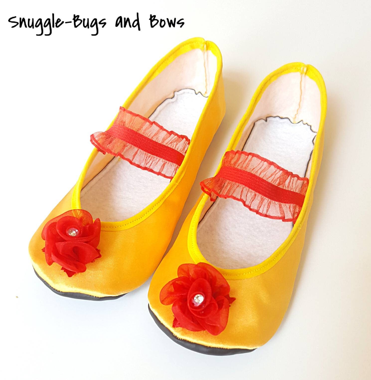 Princess Shoes, Belle Shoes for Girls, Baby Mary Janes, Toddler Mary ...
