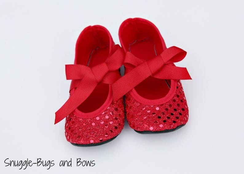Ruby Red Slippers, Ruby Slippers, Wizard of Oz, Dorothy Shoes, Baby ...