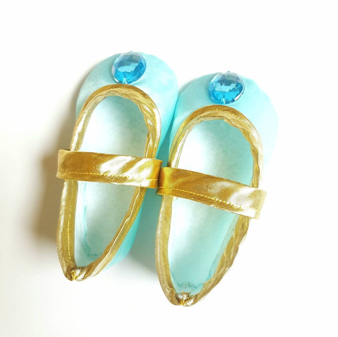 Arabian Princess Shoes, Turquoise Baby Shoes, Baby Dress up Shoes ...
