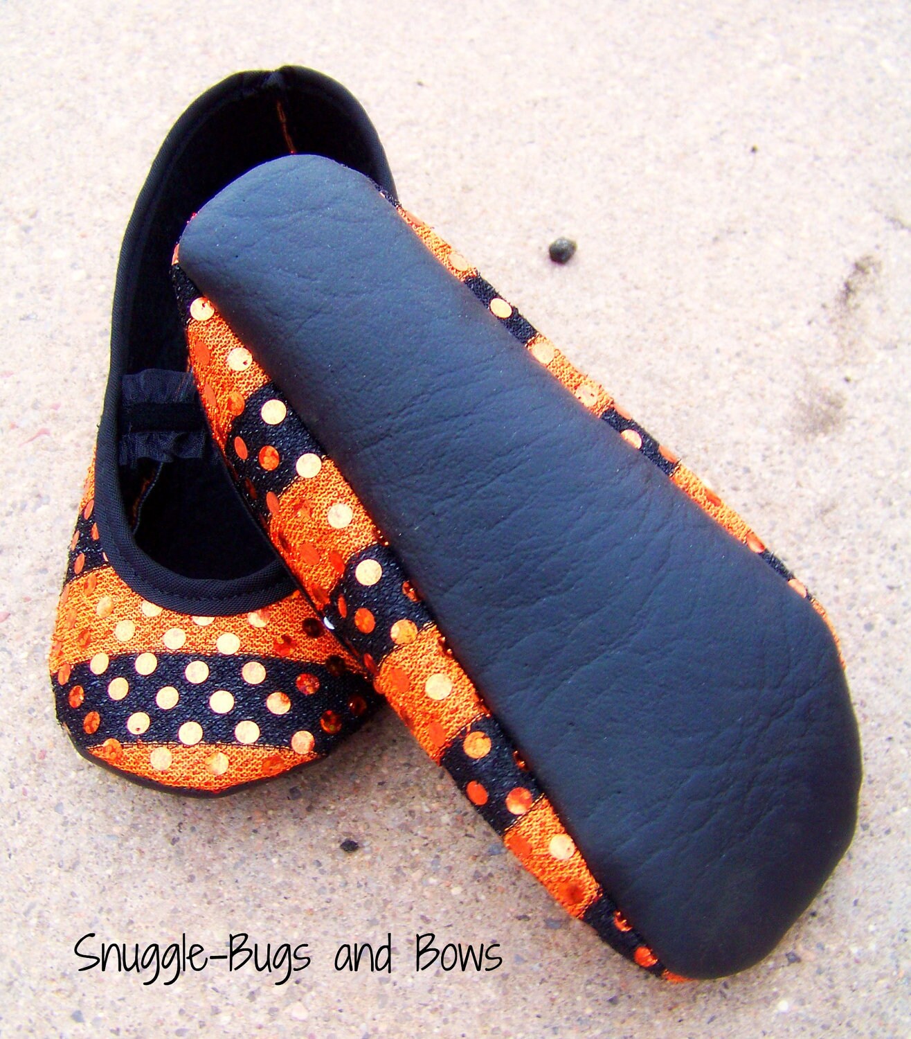 Halloween Baby Shoes, Halloween Toddler Shoes, Orange and Black Kids ...