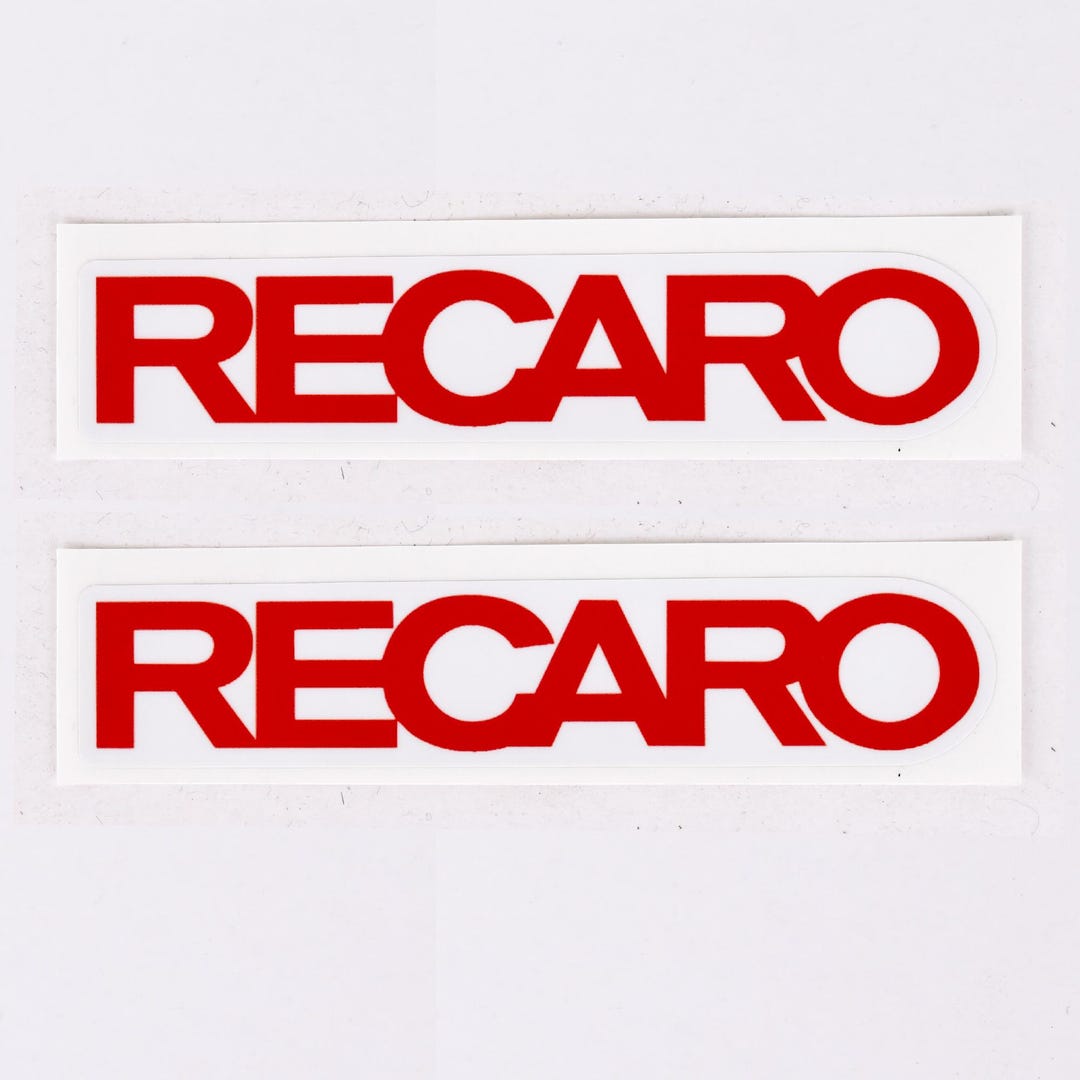 2 X Recaro Motorcycle Sponsor Stickers, Bike Stickers, Decals - Etsy