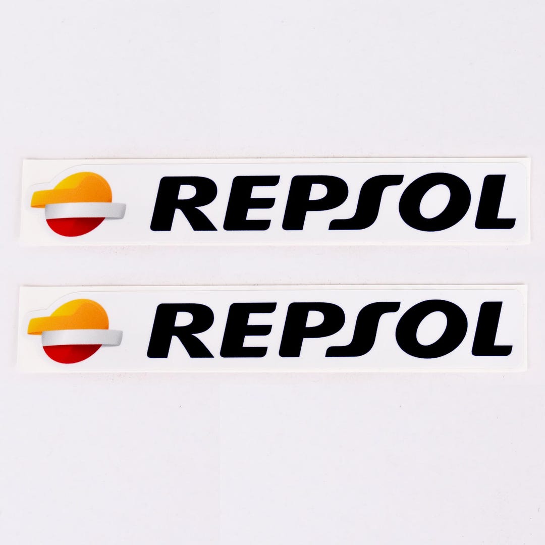 2 X Repsol Motorcycle Sponsor Stickers, Bike Stickers, Decals - Etsy