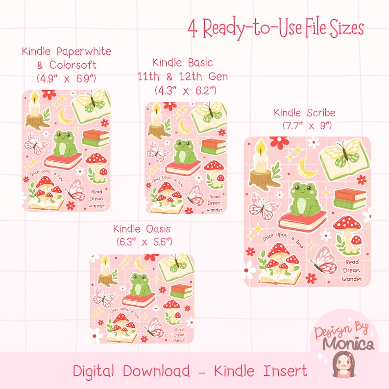 Kindle Case Insert PNG, Bookish Kindle Insert Design, Fantasy Kindle ...