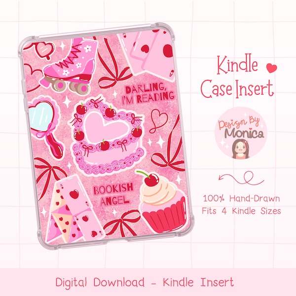 Girly Kindle Insert - Etsy