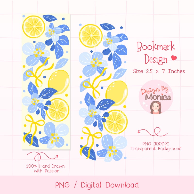 Lemon Magnetic Book Mark - Etsy