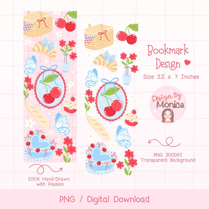 Cute Aesthetic Bookmarks - Etsy