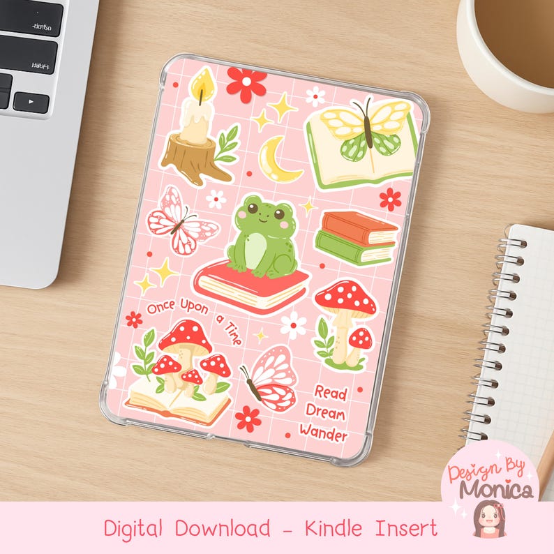 Kindle Case Insert PNG, Bookish Kindle Insert Design, Fantasy Kindle ...