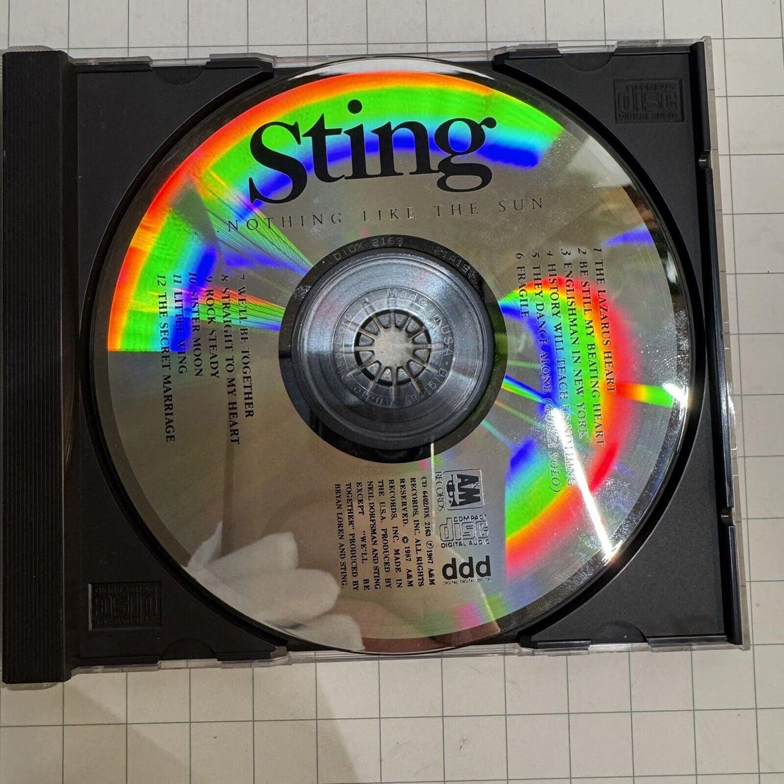 Sting Cds Lot of 2 Mercury Falling and Nothing Like the Sun (preowned ...