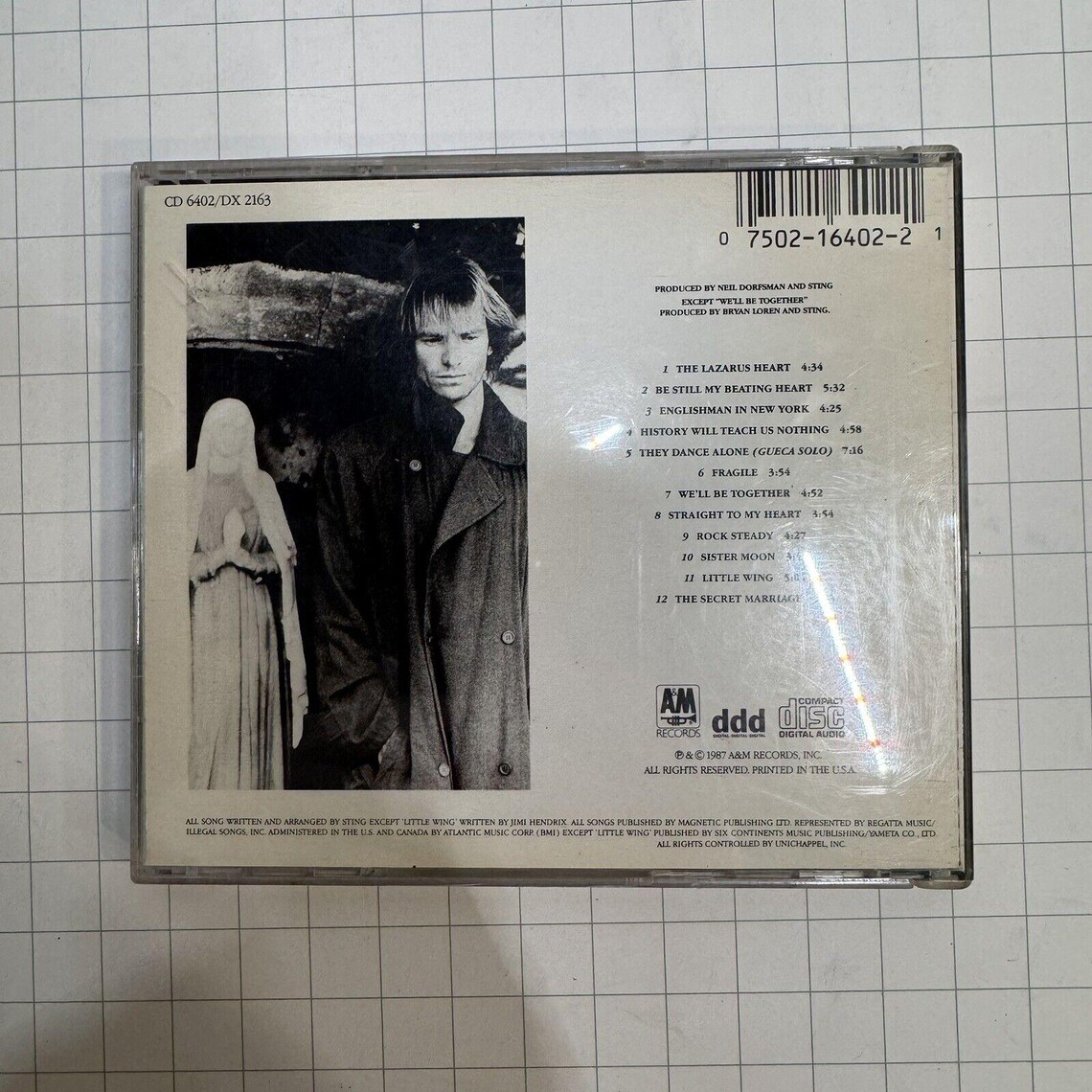 Sting Cds Lot of 2 Mercury Falling and Nothing Like the Sun (preowned ...