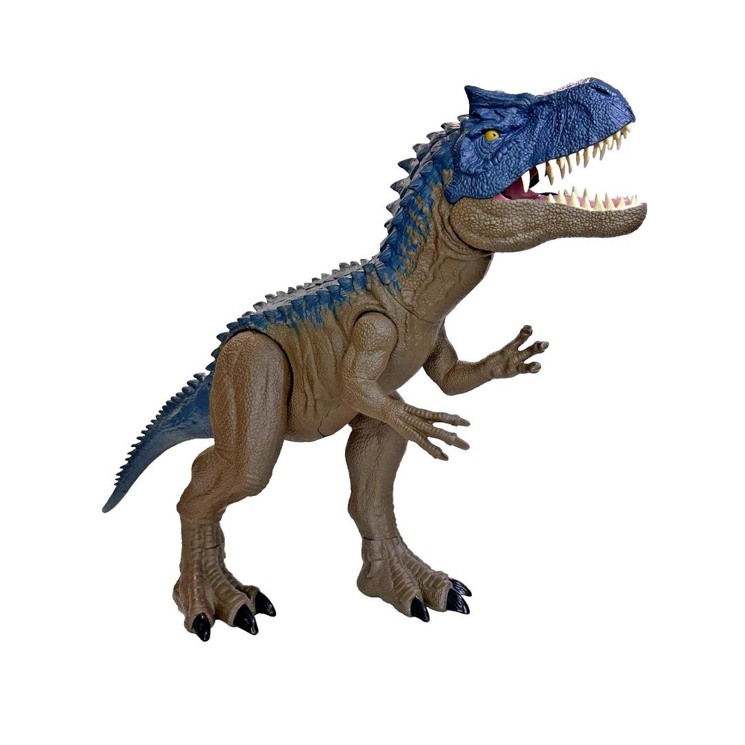 Mattel HRX53 Jurassic World Super Colossal Allosaurus Dinosaur 38 ...
