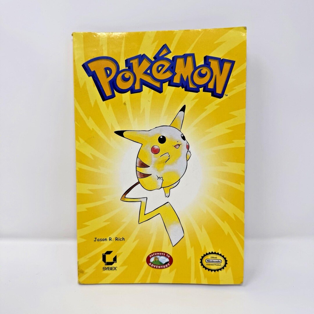 1999 Pokemon Pathways to Adventure Pikachu Nintendo Sybex Jason Rich ...
