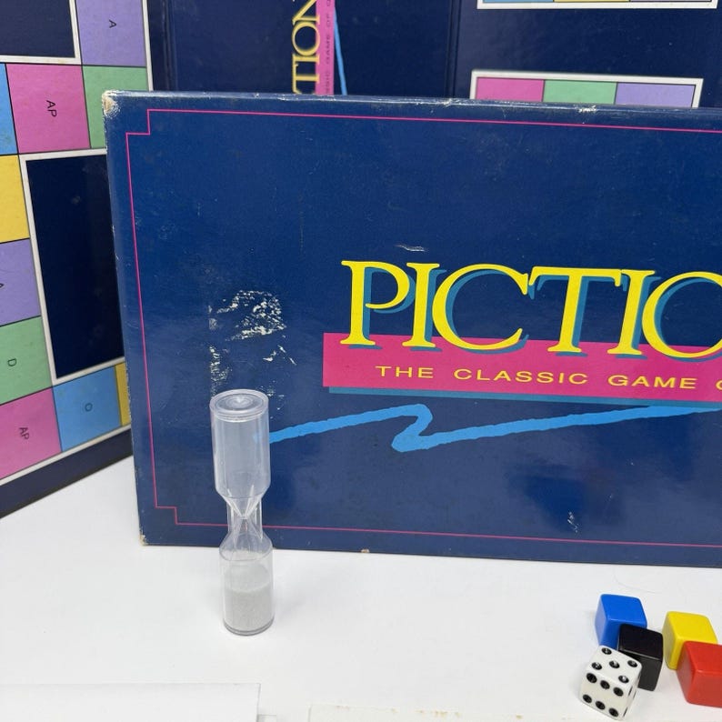 Vintage Pictionary Updated for the 90s Complete 1993 Classic Drawing ...