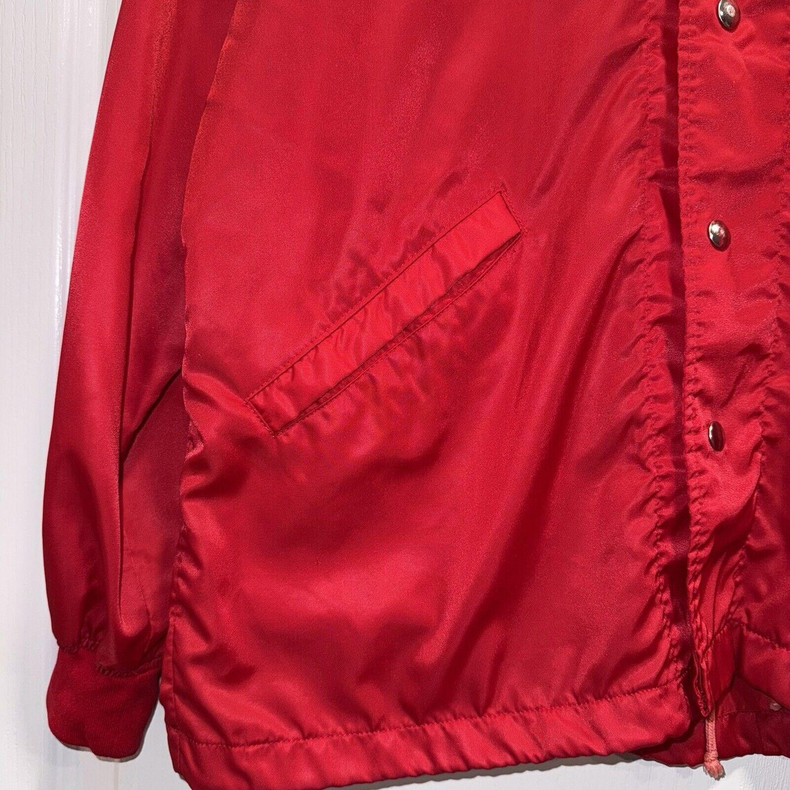 Rare Vintage RK Mizuno Baseball Varsity Jacket Windbreaker Red Size ...