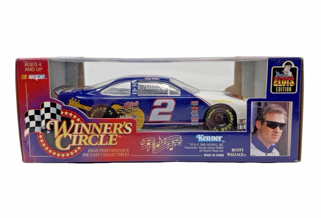 1998 Winners Circle Elvis Edition Rusty Wallace #2 NASCAR 1:24 Scale ...