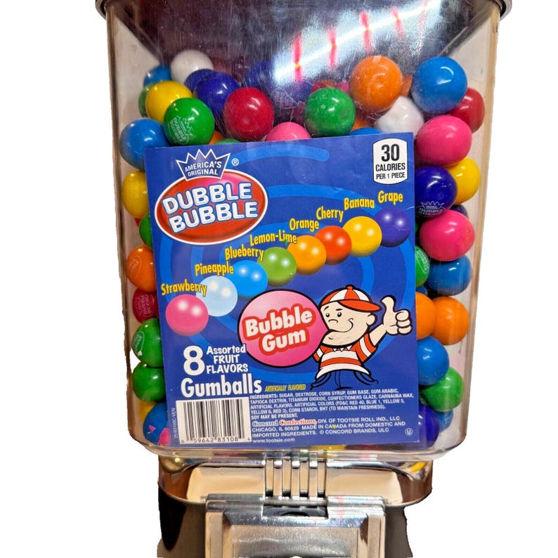 Vintage LYPC Pro-line Double Bubble Gumball Machine NO KEY, Coins Still ...