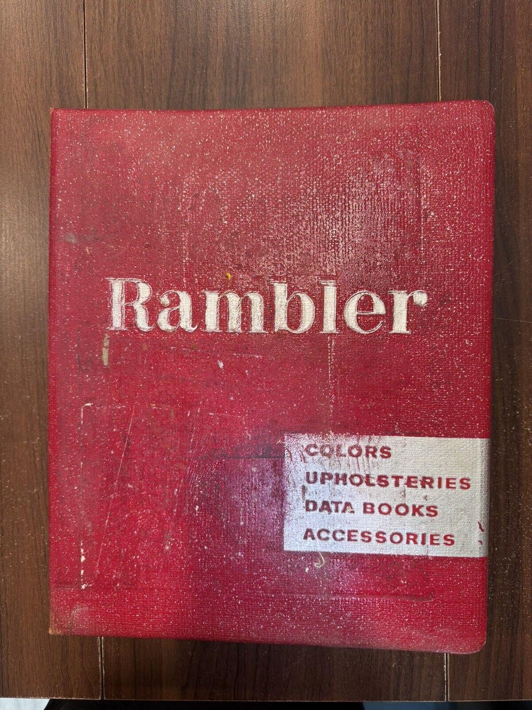 Original 1961 Rambler Color & Upholstery Book Dealer Showroom Album AMC ...