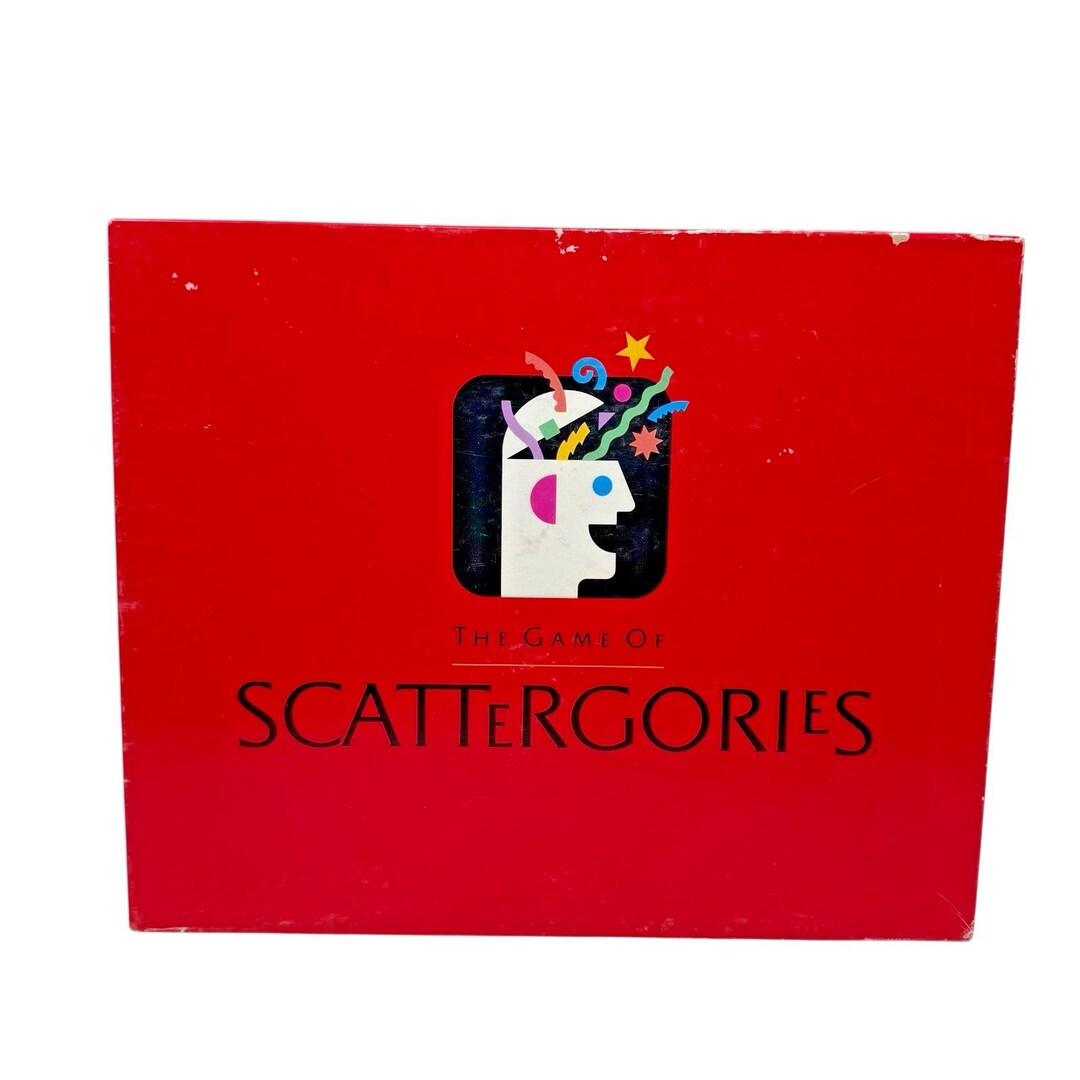 The Game of Scattergories Board Game 1997 Complete Milton Bradley ...