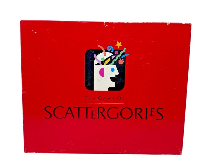 The Game of Scattergories Board Game 1997 Complete Milton Bradley ...