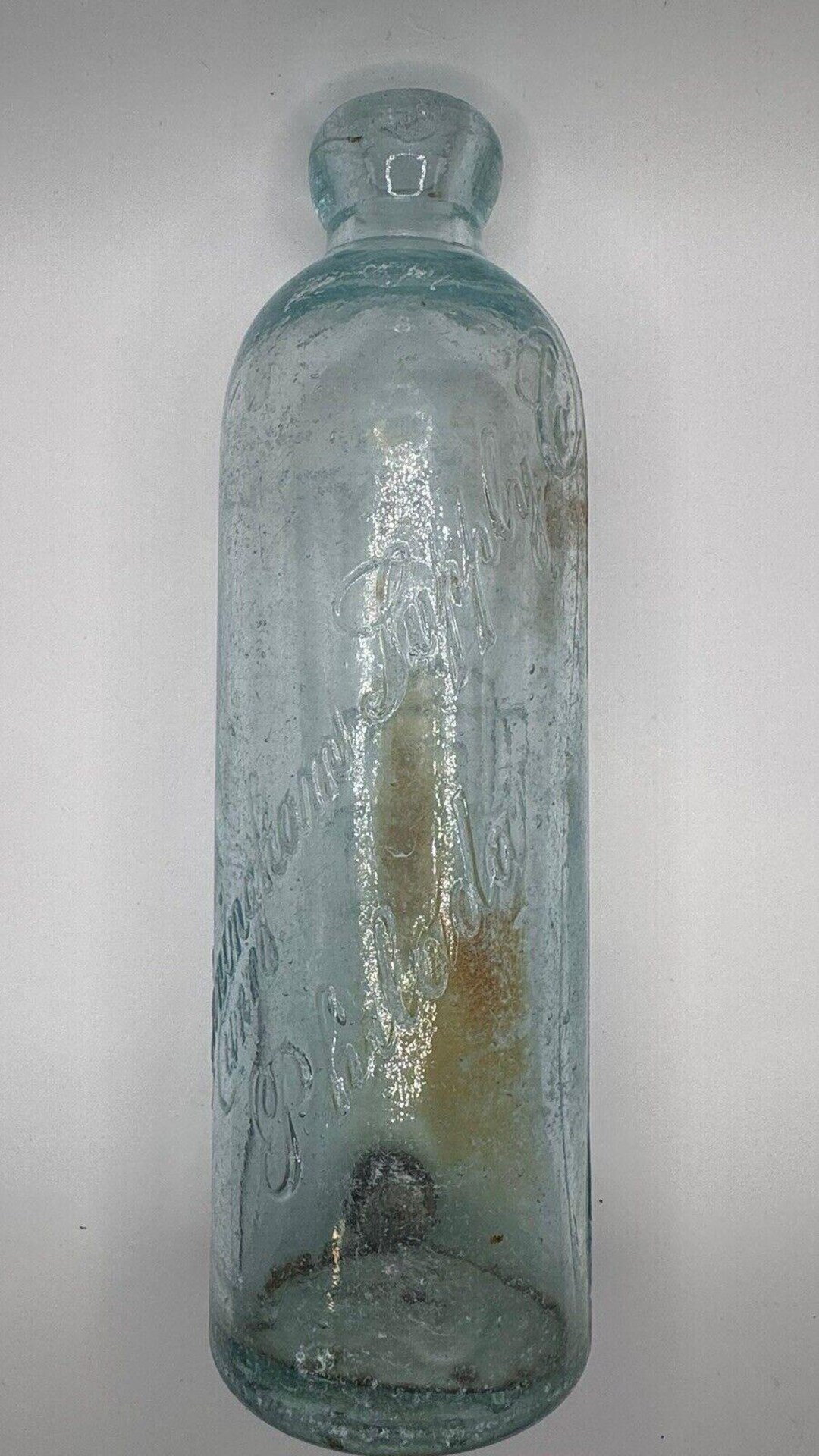 Rare Cunningham Supply Company, Philada. Embossed Bottle, Dated 1901 - Etsy