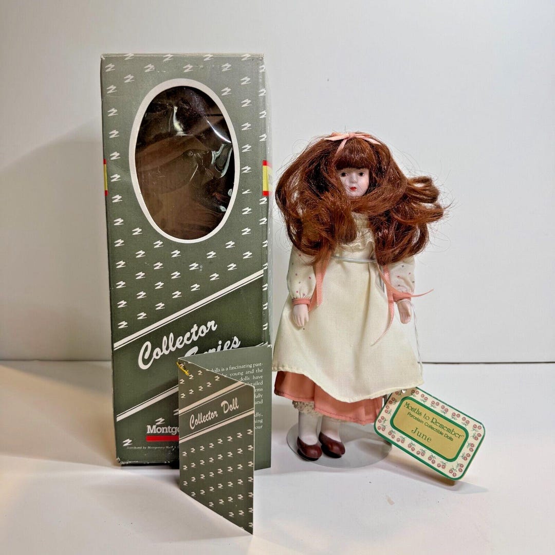 Rare Russ Months to Remember June Porcelain Collectible Doll 8 ...
