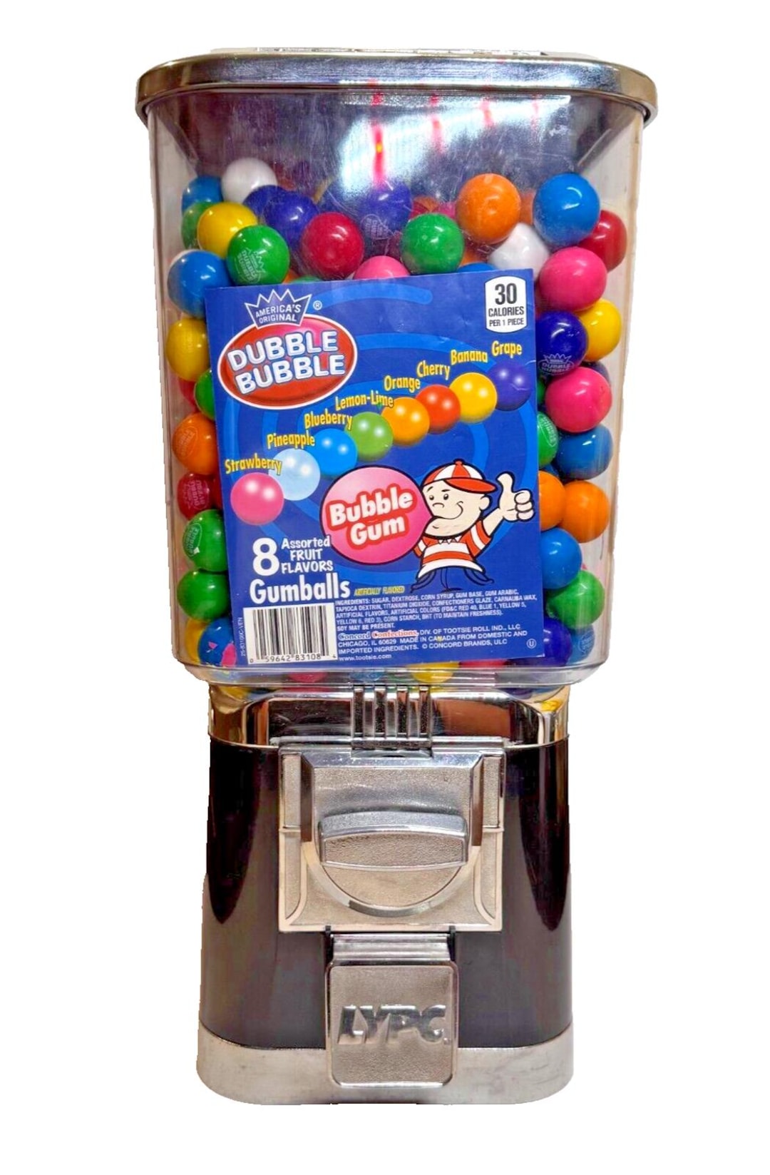 Vintage LYPC Pro-line Double Bubble Gumball Machine NO KEY, Coins Still ...
