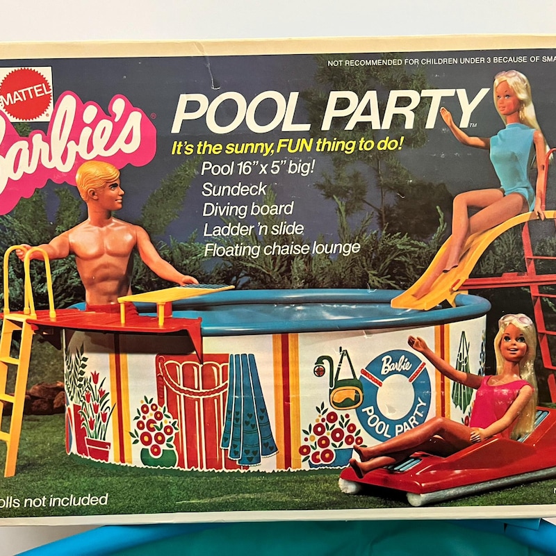 Vintage Barbie Pool - Etsy