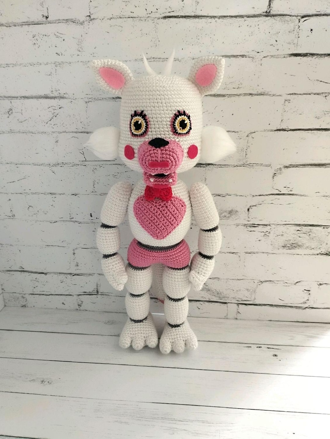 Mangle FNAF Plush, Five Nights at Freddy's, Animatronic Plushie, Horror ...