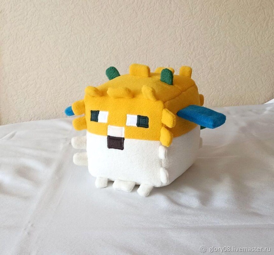 Minecraft Pufferfish Plush, Stuffed Animal, Minecraft Gifts, Game Soft ...