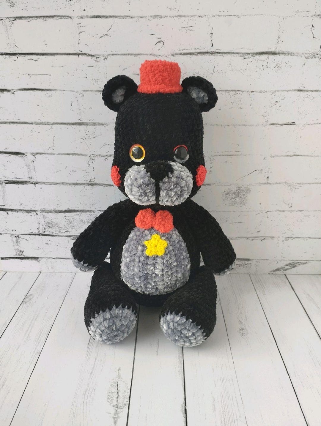 Lefty FNAF Plush, Five Nights at Freddy's, Animatronic Plushie, Horror ...