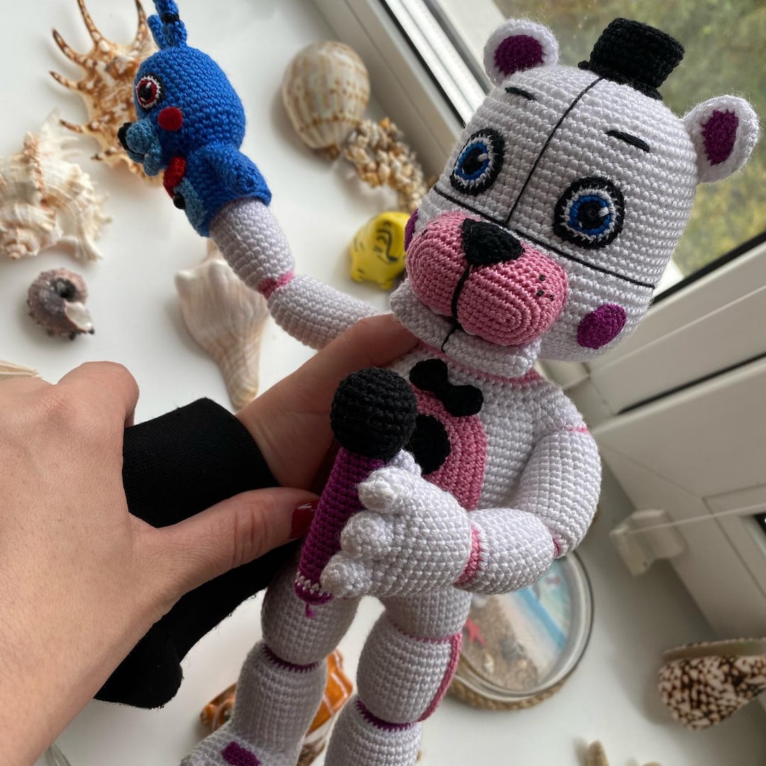 Funtime Freddy FNAF Plush, Five Nights at Freddy's, Animatronic Plushie ...