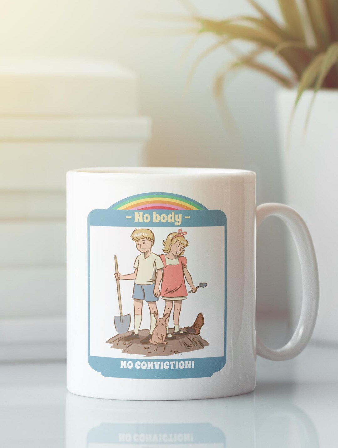 Funny True Crime Mug, No Body Conviction Coffee Cup, Ceramic Mug 11oz ...