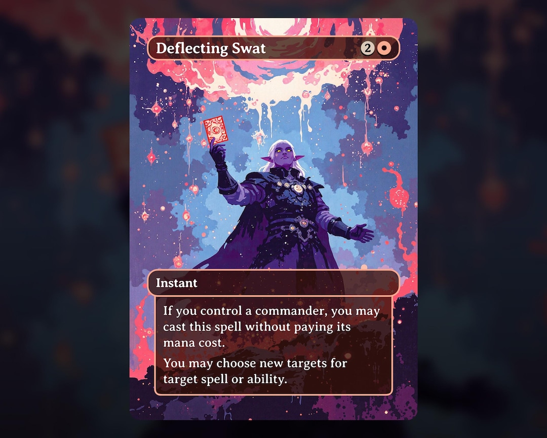 Deflecting Swat - MTG Proxy Card - Commander Deck, EDH - High Quality ...