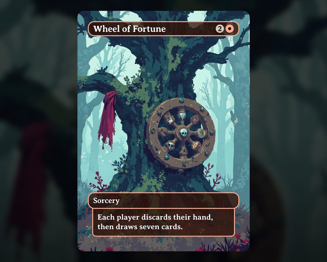 Wheel of Fortune - MTG Proxy Card - Commander Deck, EDH - High Quality ...