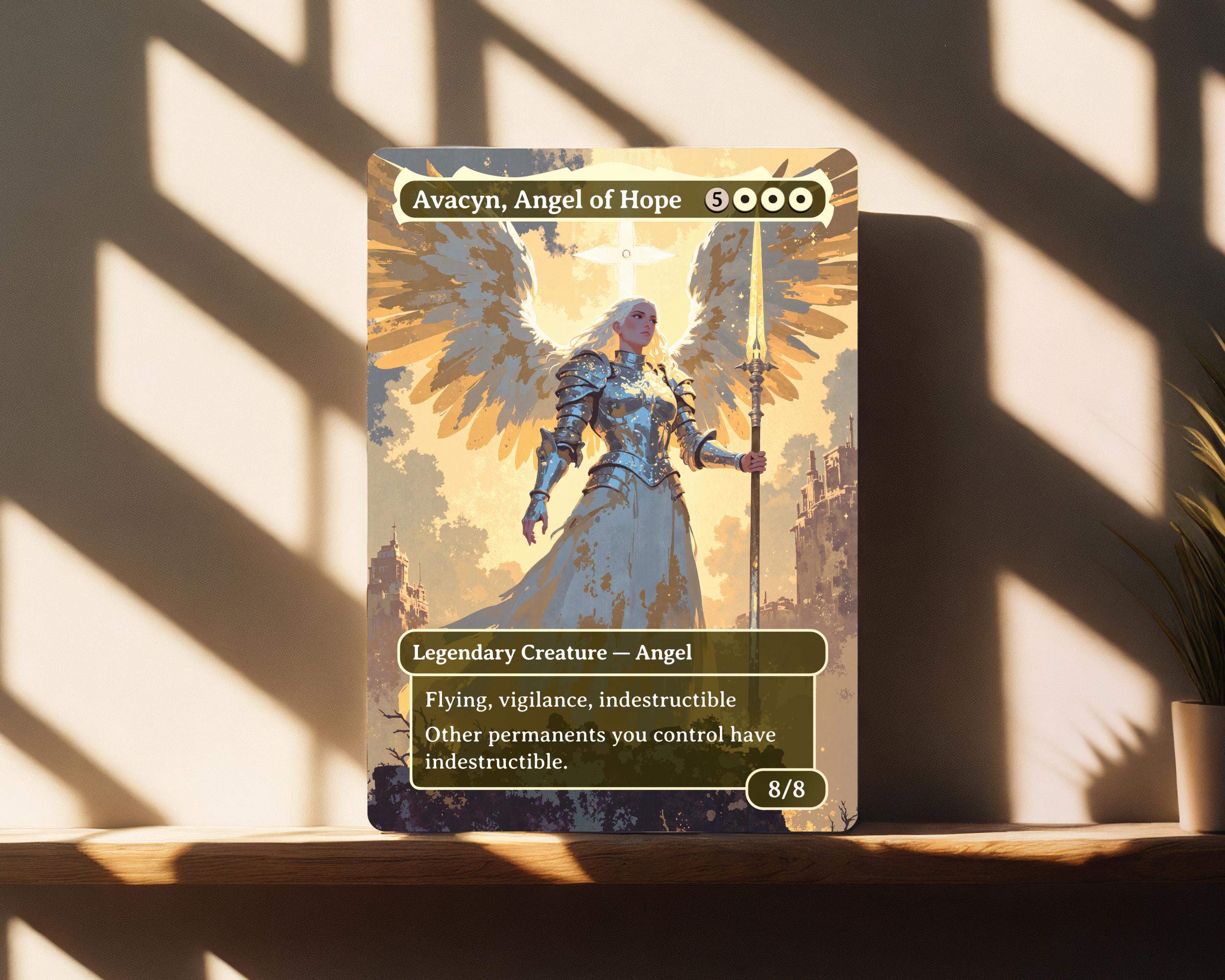 Avacyn, Angel of Hope - MTG Proxy Card - Commander Deck, EDH - High ...