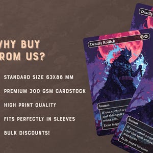 Deadly Rollick - MTG Proxy Card - Commander Deck, EDH - High Quality ...
