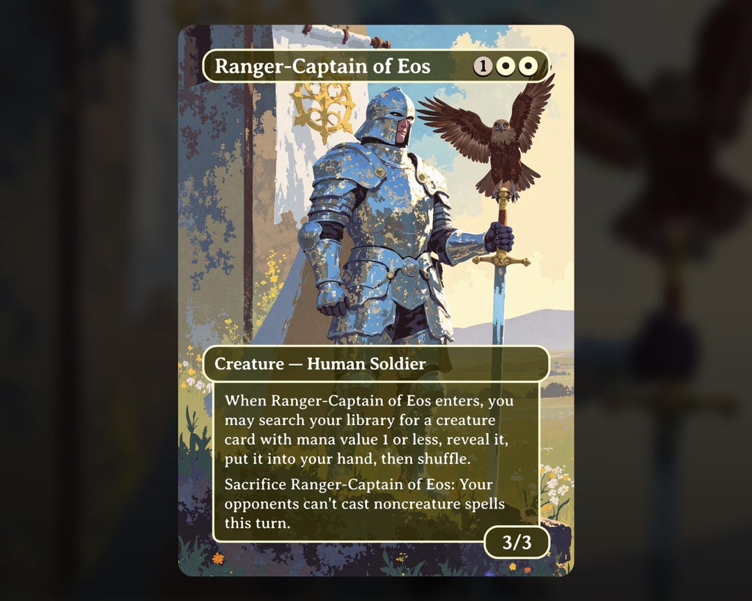 Ranger-captain of Eos - MTG Proxy Card - Commander Deck, EDH - High ...