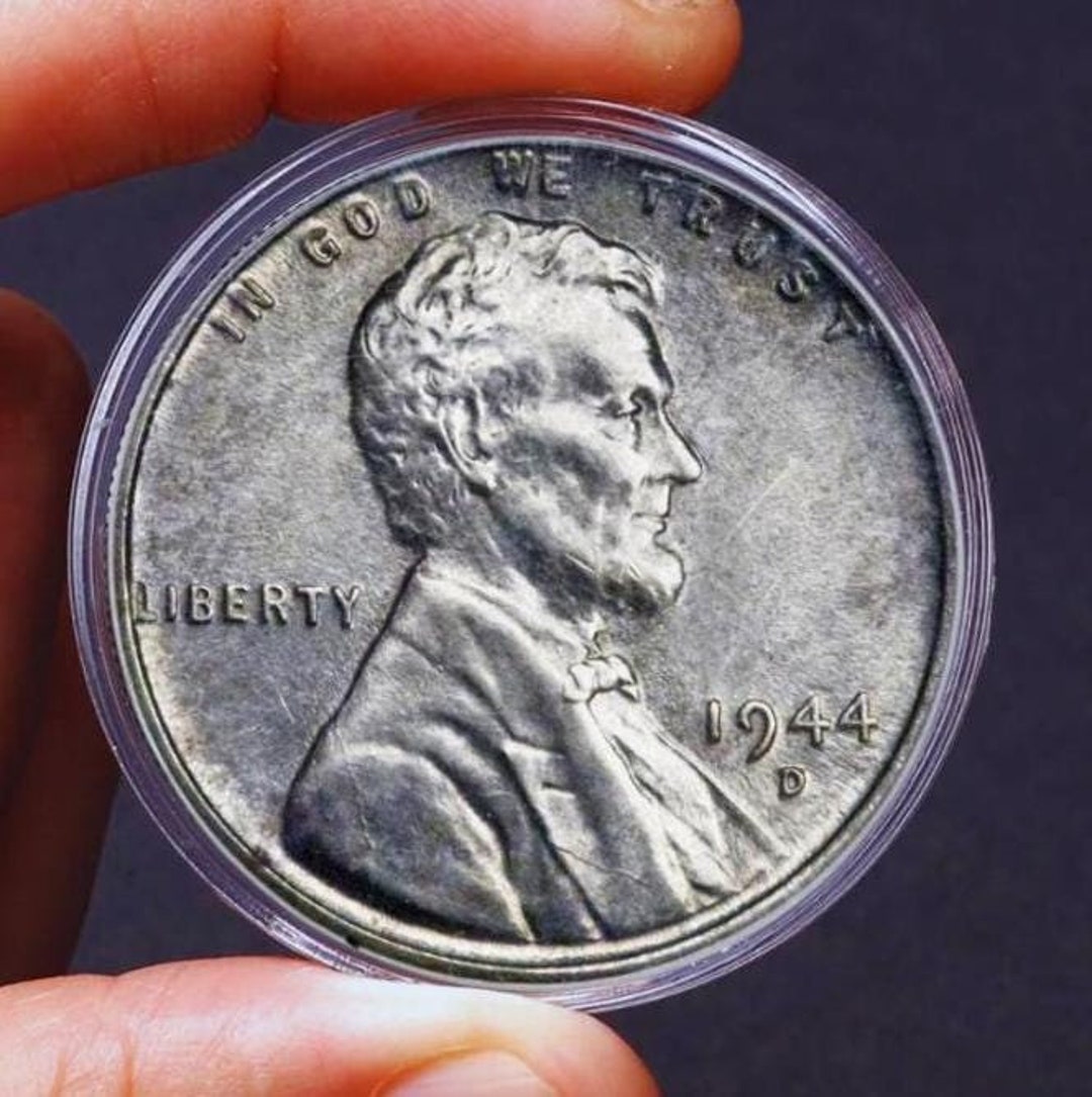 1944 D Steel Lincoln Penny Collectible U.S. Commemorative Coins ...