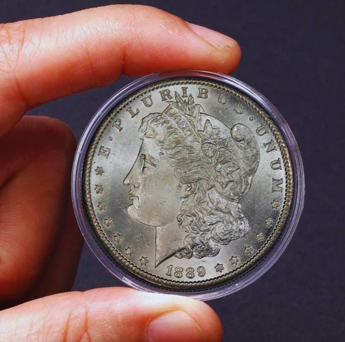 1889-CC Morgan Dollar American Commemorative Collectible Coin - Etsy