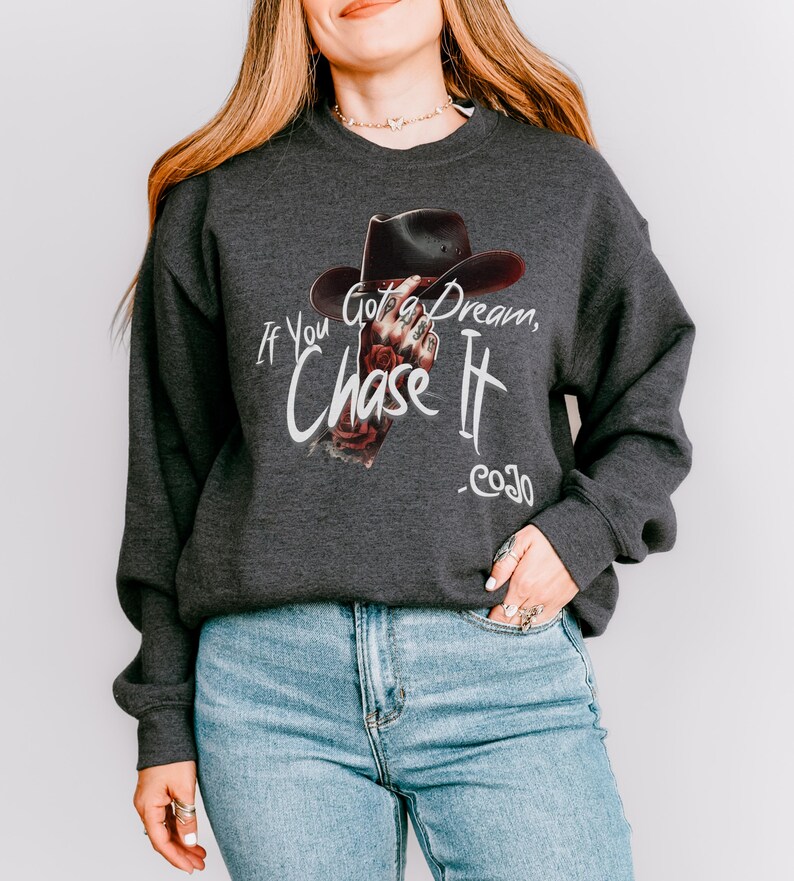 Black Cowboy Hat Tattoo Sweater Cody Johnson Country Music Tee Rustic ...